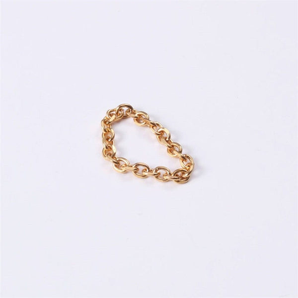 Chain Linked Ring | Chain Jewelry - Chaîne Bijoux