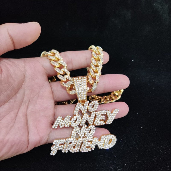 No Money No Friends Chain | Chain Jewelry - Chaîne Bijoux